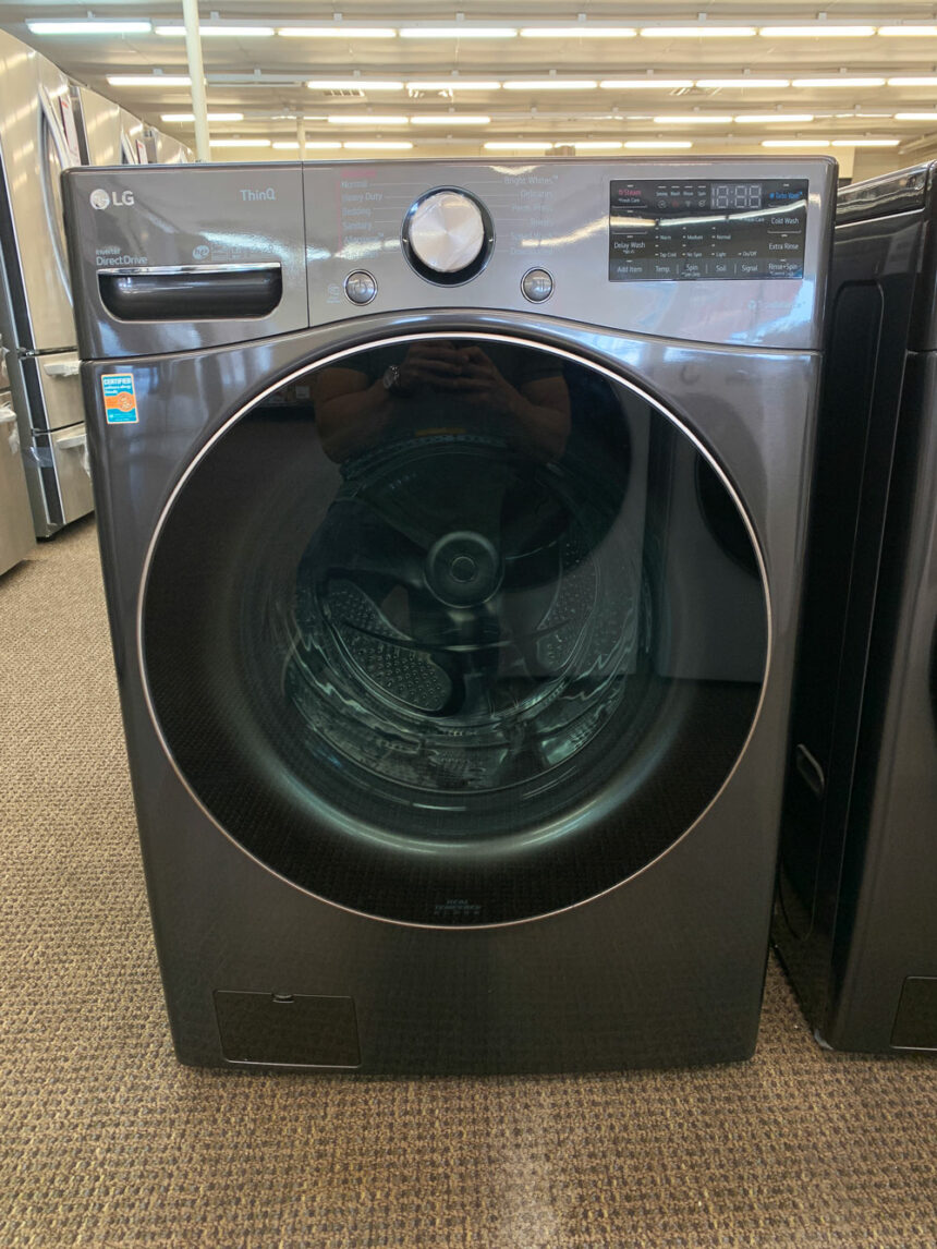 4.5 cu. ft. Ultra Large Capacity Smart wi-fi Enabled Front Load Washer ...